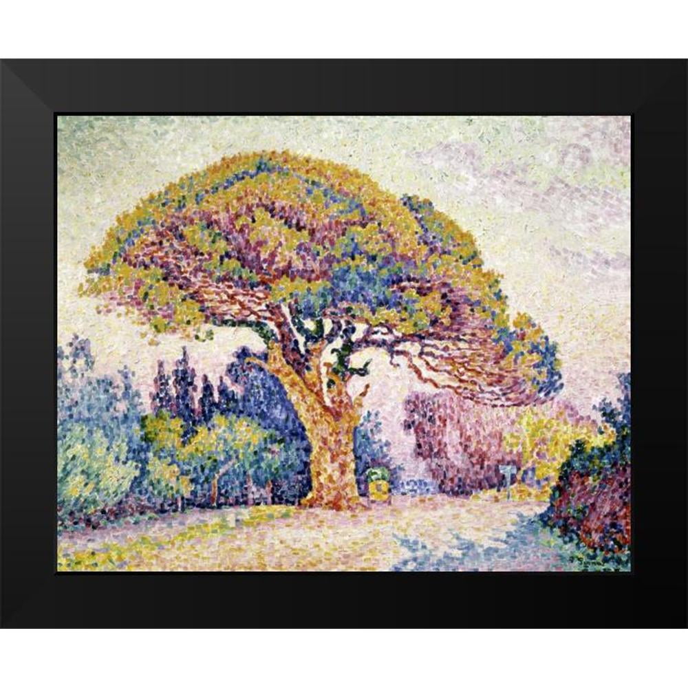 Signac, Paul 24x20 Black Modern Framed Museum Art Print Titled - Pine ...