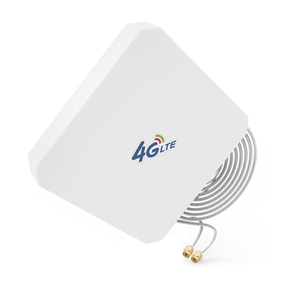 Signal Amp,Indoor Mobile Broadband Antenna 2m Dual Antenna Amplifier Dual Line Network Wifi ...