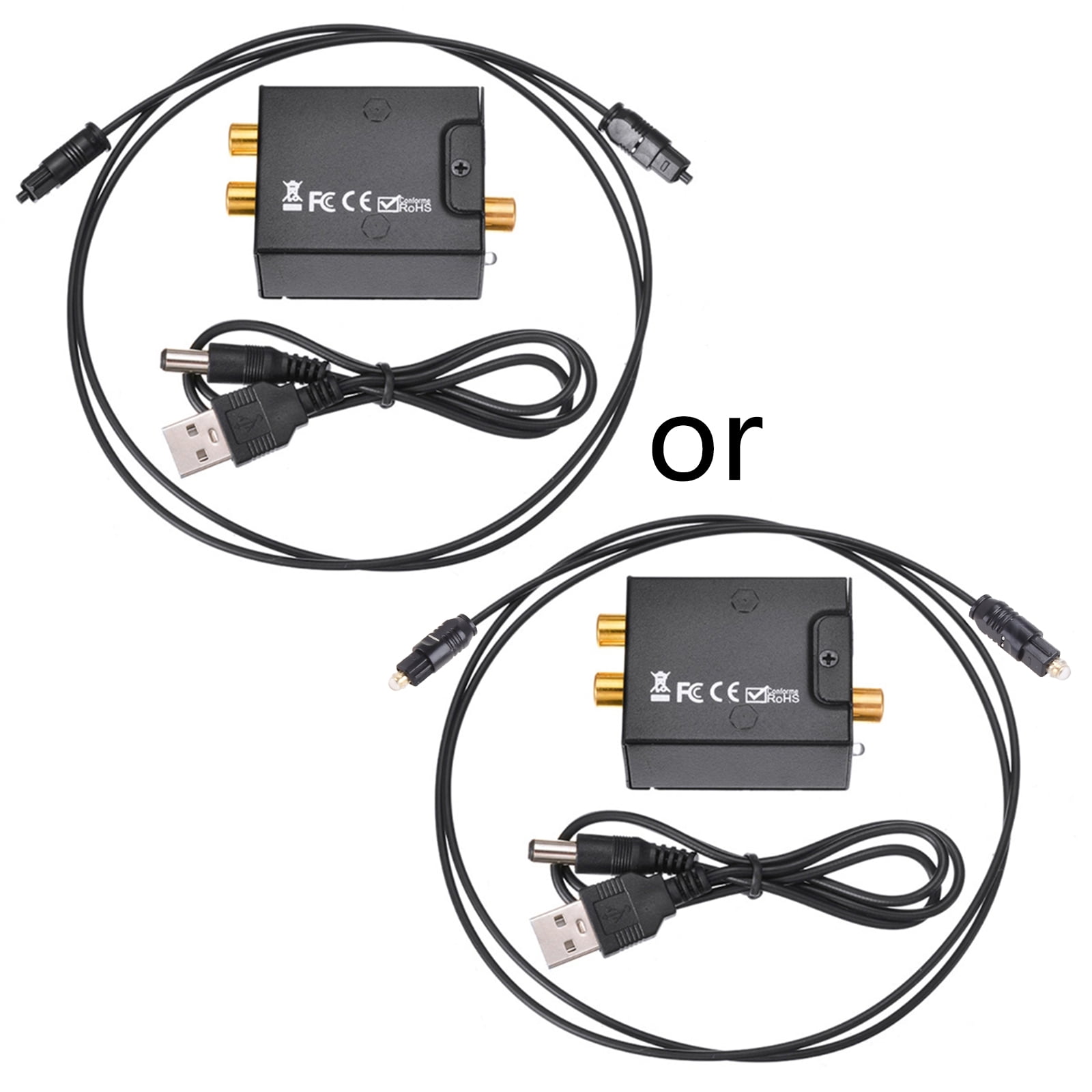 Signal Converter Digital to Analog Converter Optical Fiber Coaxial ...