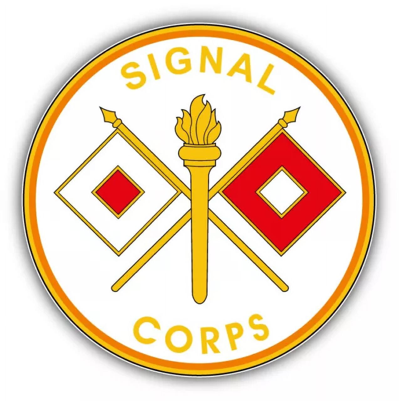 Signal Corps Plaque Sticker Phone Decal Water Bottle Stickers Car ...