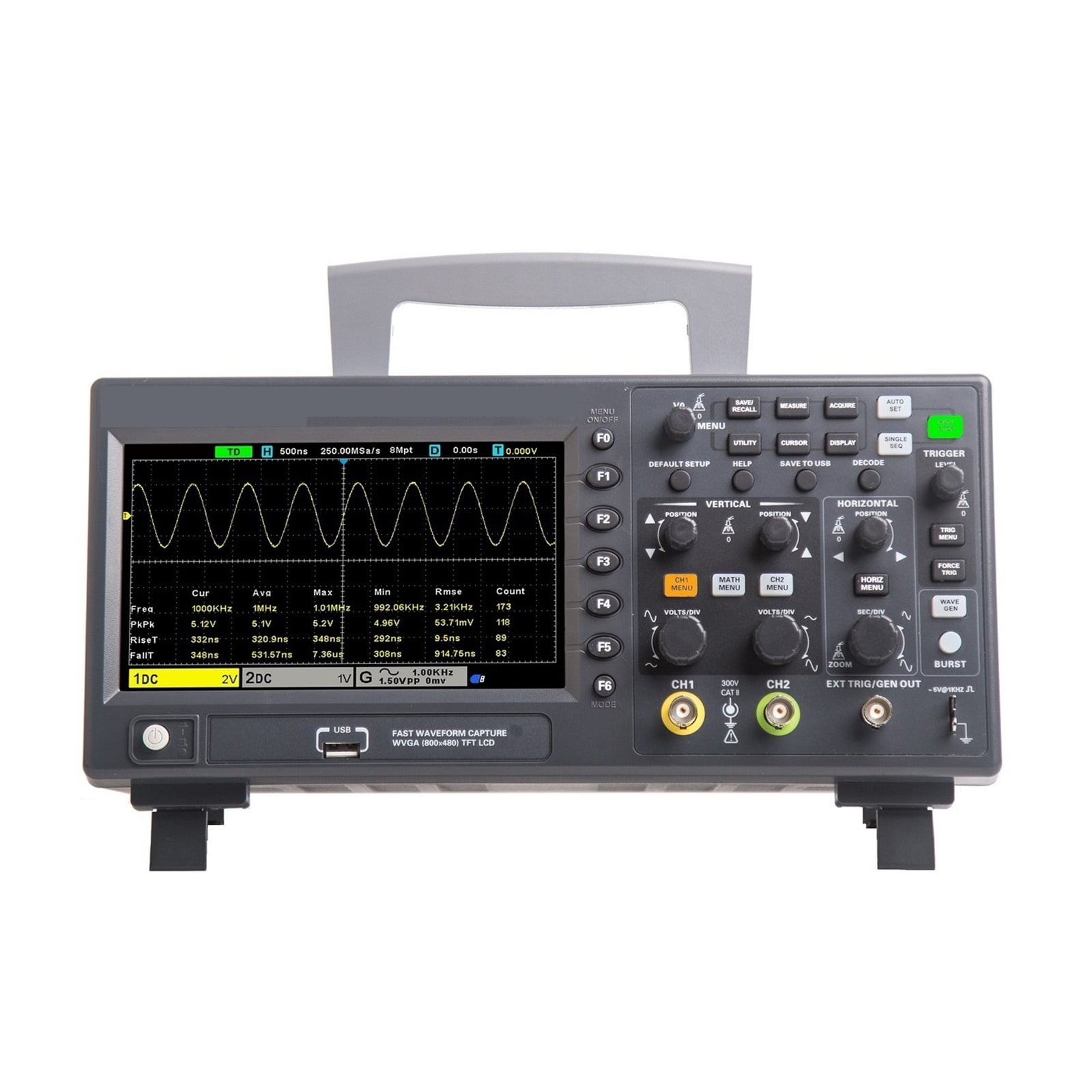 Signal Generation Oscilloscope Dual-Channel Digital Storage ...