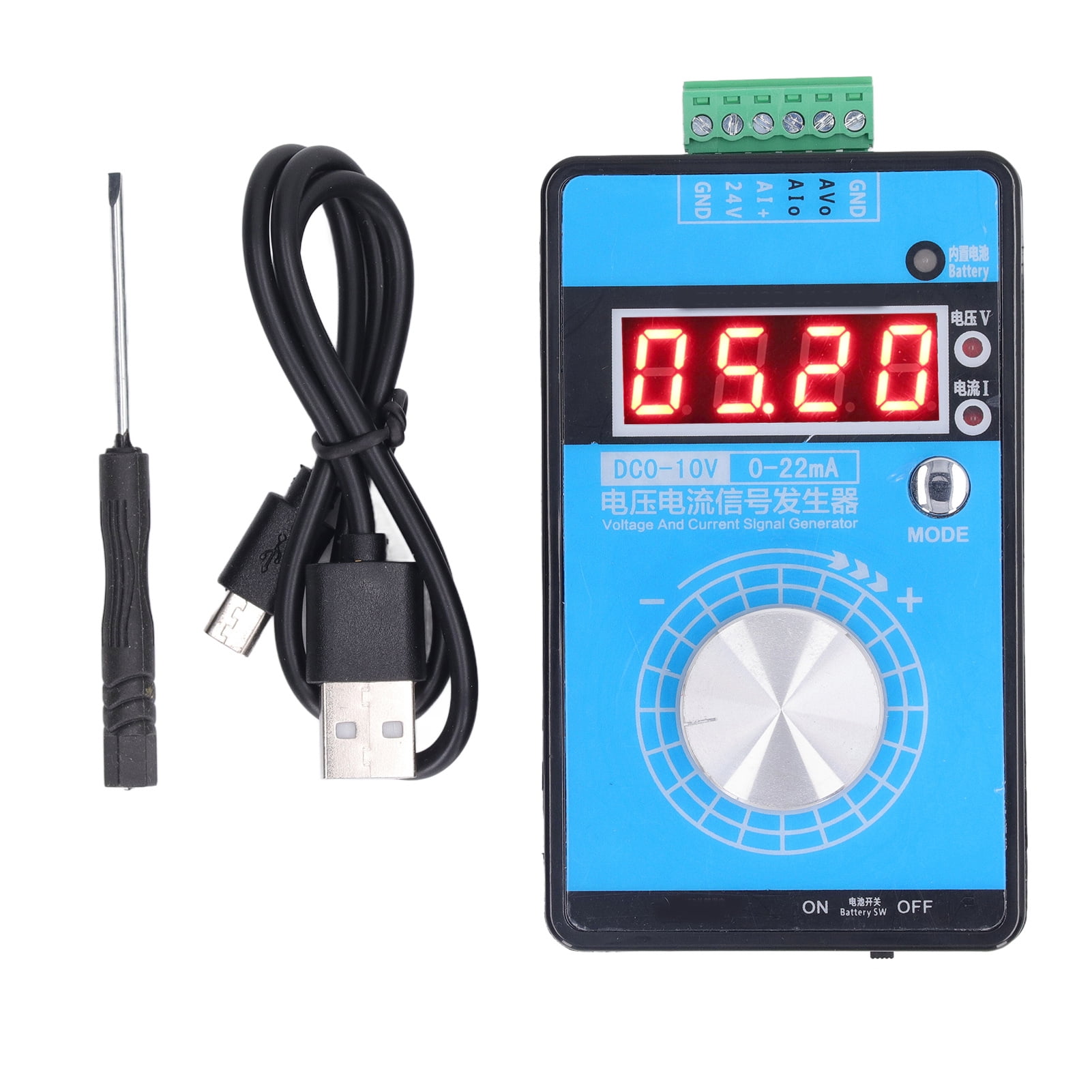 Signal Generator Adjustable Current Voltage Signal Generator High Accuracy USB Power Supply ...