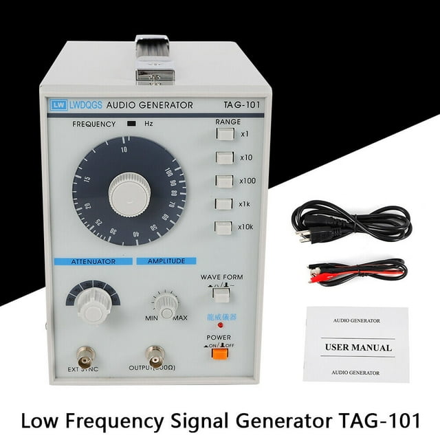 Signal Generator Signal Source 10Hz-1MHz Audio/Low Frequency Signal Generator - Walmart.com