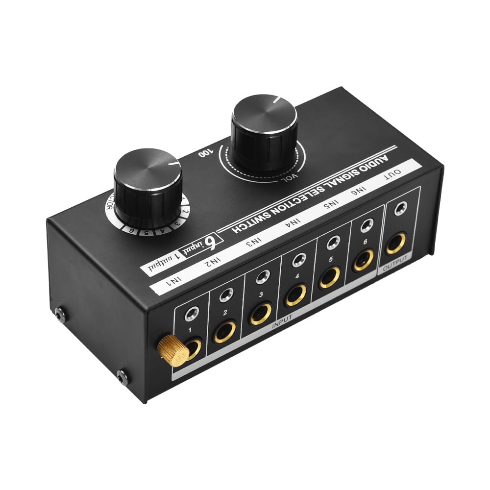 Signal Selector1 Output Source With Rs And With And Audio 6 Input 1 6 In 1 Out Audio Input 1
