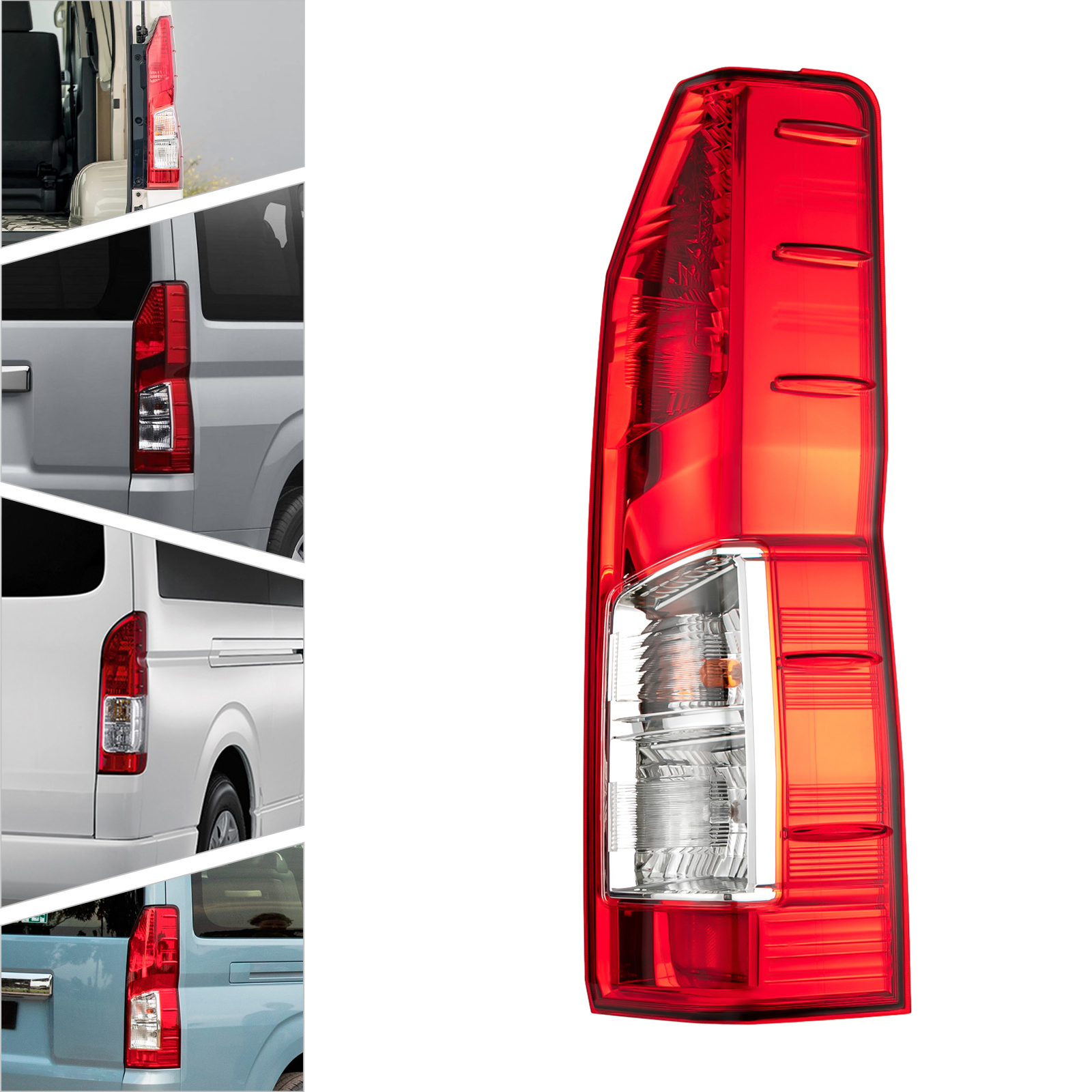 Signal Stat Light Taillights for 2019-2023 Toyota Hiace, Halogen, Red ...