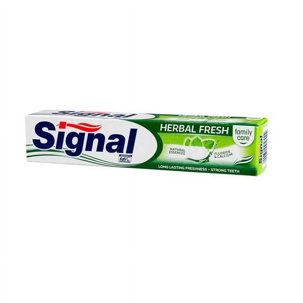 Signal toothpaste HERBAL FRESH 75ml/2.53 fl oz - Walmart.com