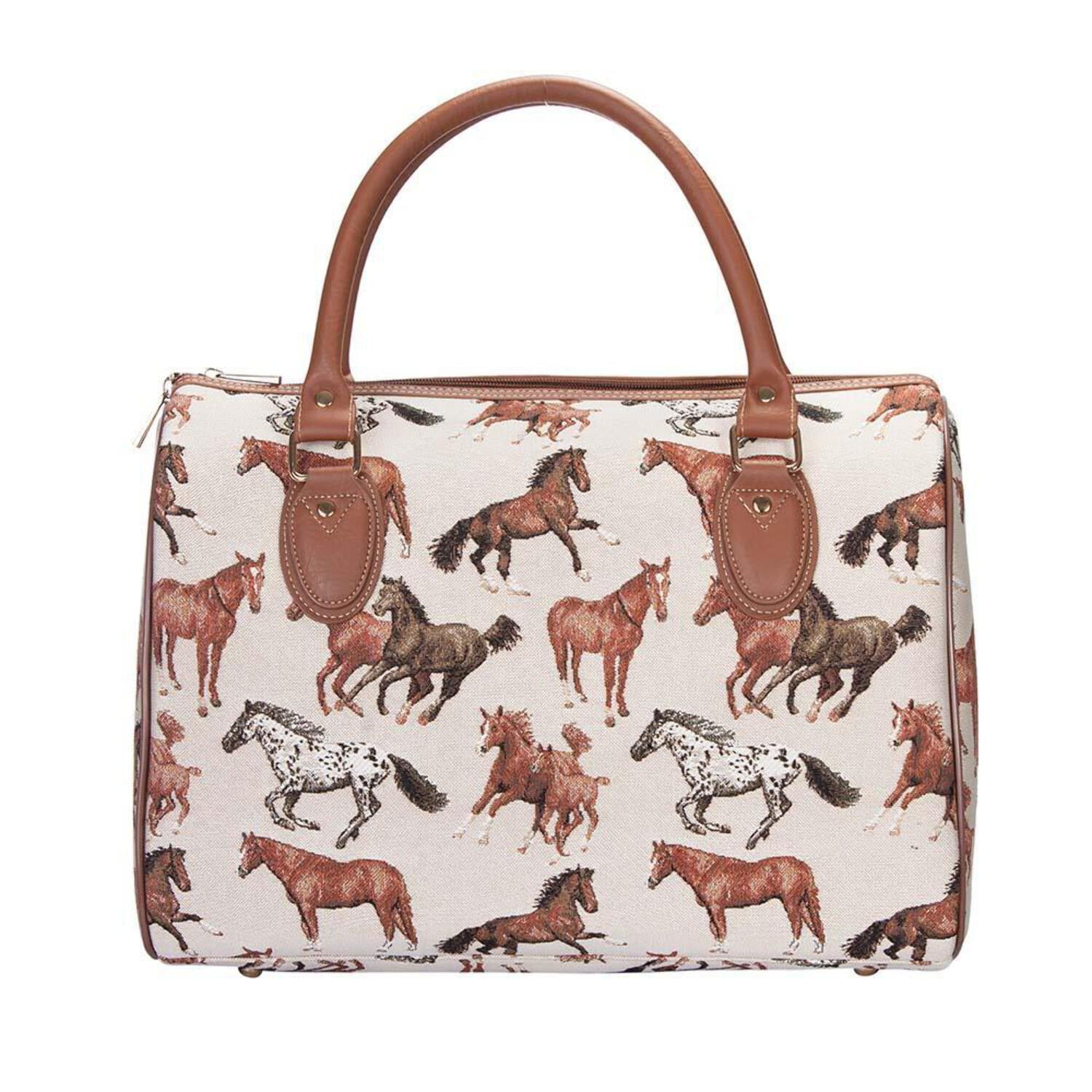 Signare Brown Running Horse Travel Bag - Walmart.com