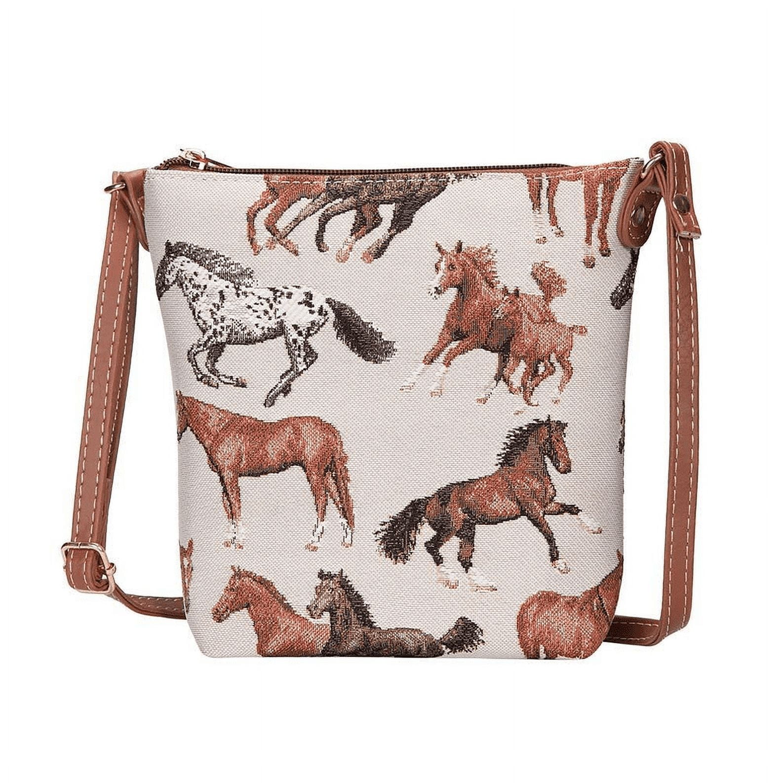 Signare Tapestry Running Horse Shoulder Sling Bag - Walmart.com