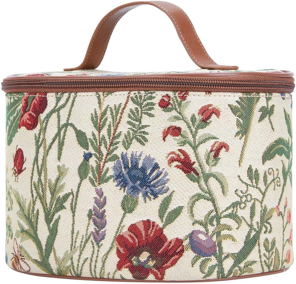 Signare Tapestry Toiletry Bag Makeup Organizer bag for Women with ...