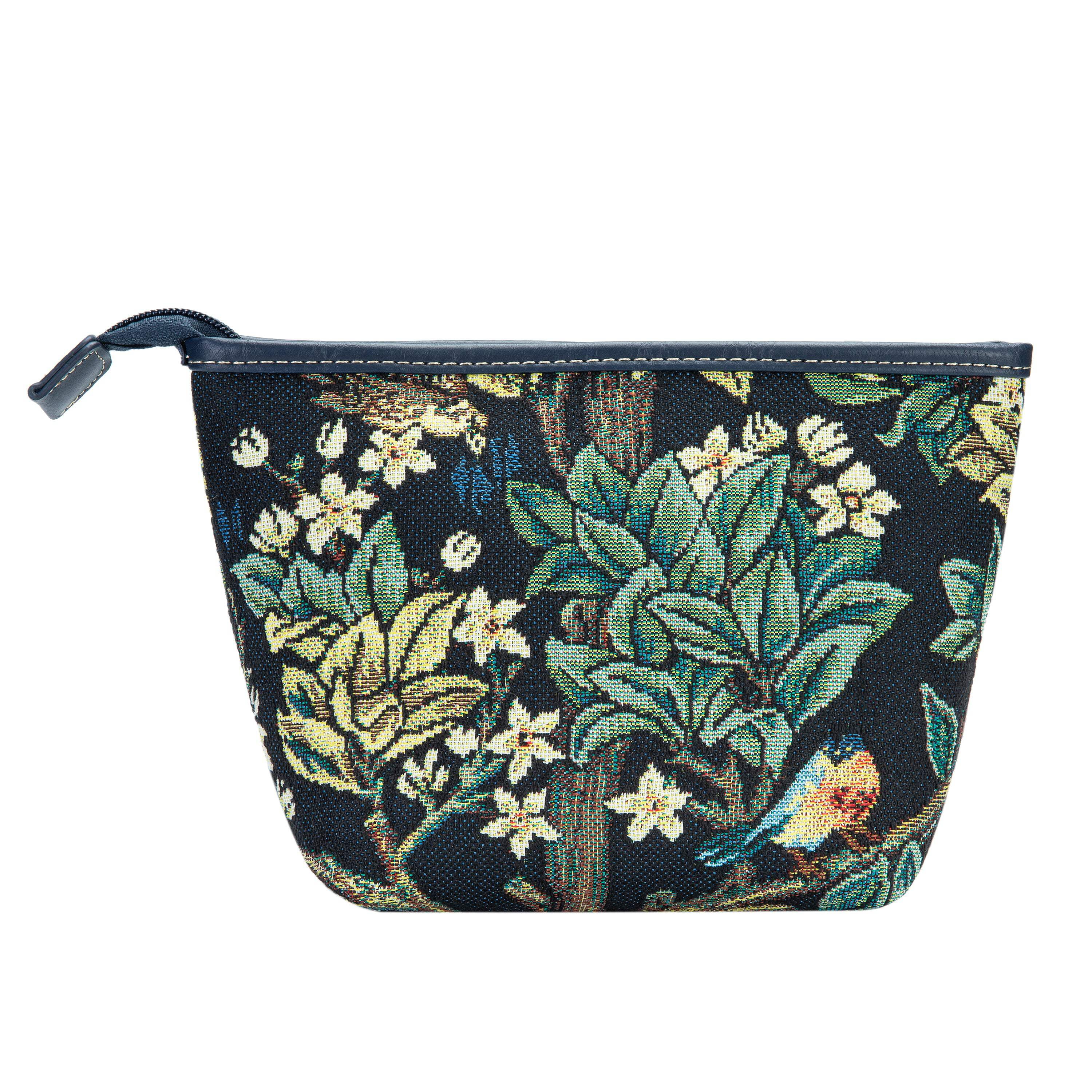Signare Tapestry William Morris Tree of life Blue Art Makeup Bag ...