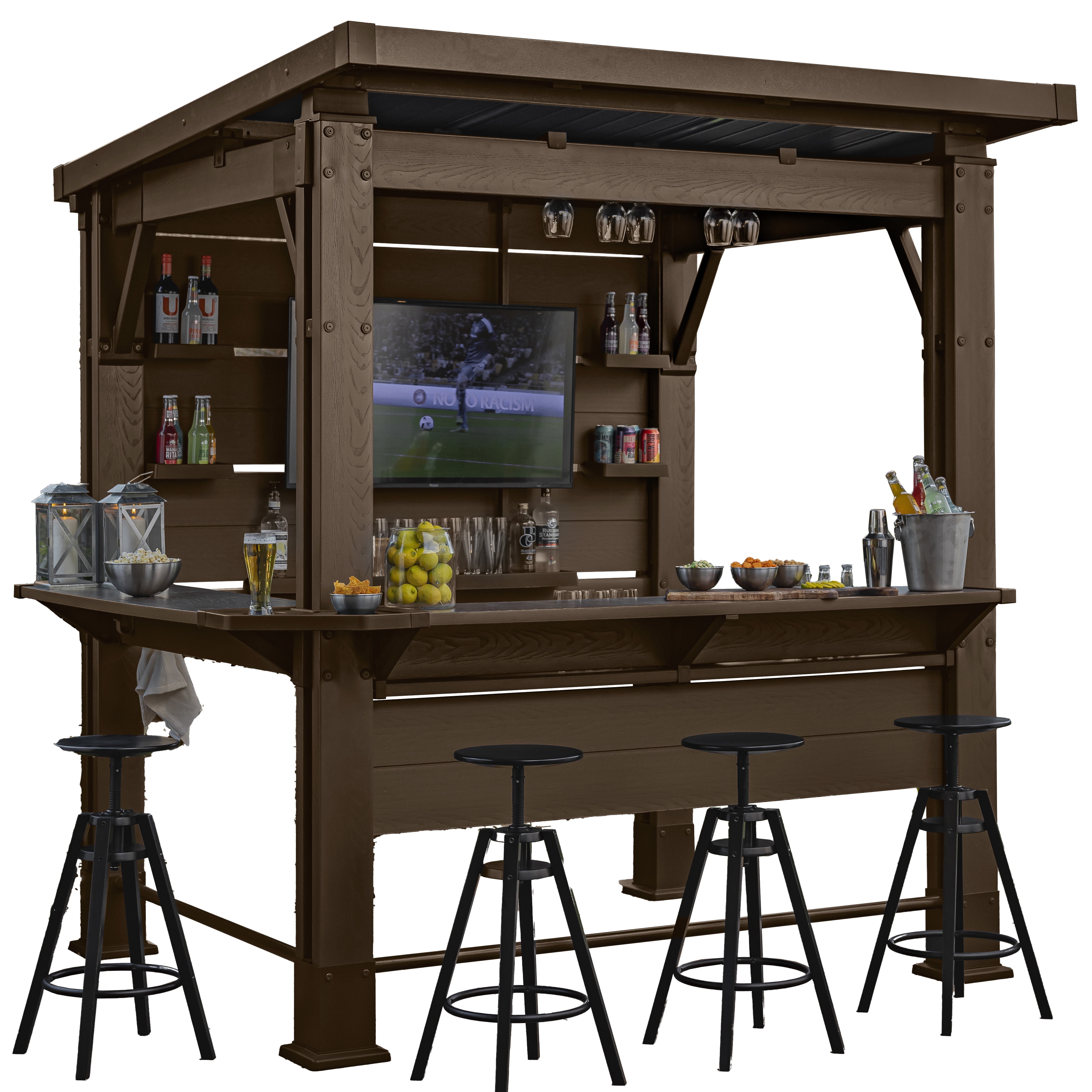 Signature 6x7 Patio Gazebo Bar – Ideal for Outdoor Cooking and ...