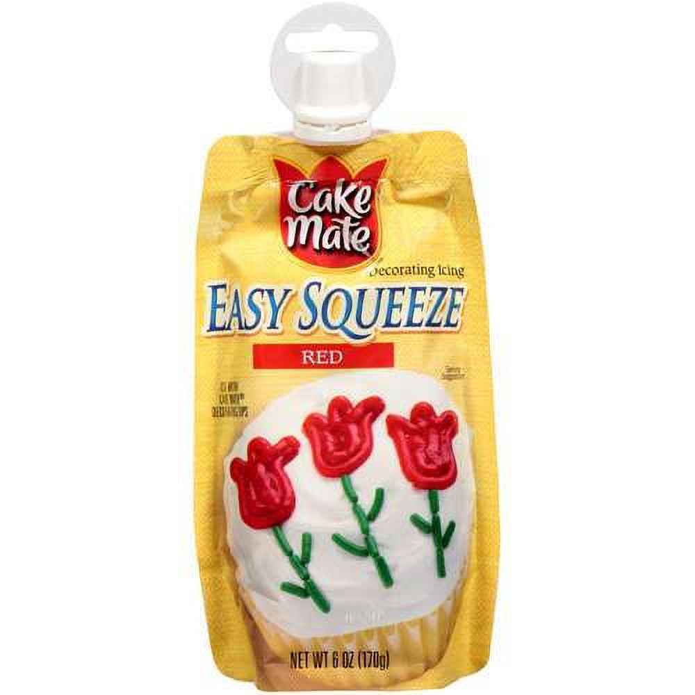 Cake Mate Easy Squeeze Red - Walmart.com