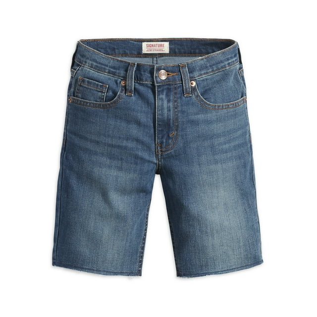 Signature By Levi Strauss & Co. Boys Denim Cut Off Short, Sizes 4-18 ...