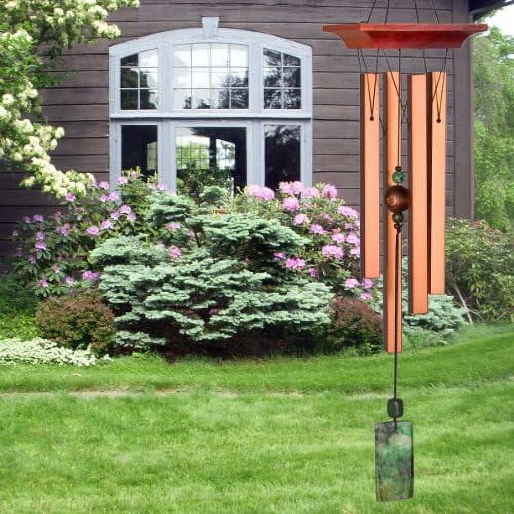 Signature Collection, Green Jasper Chime, 19'' Decor Designs Wind For ...