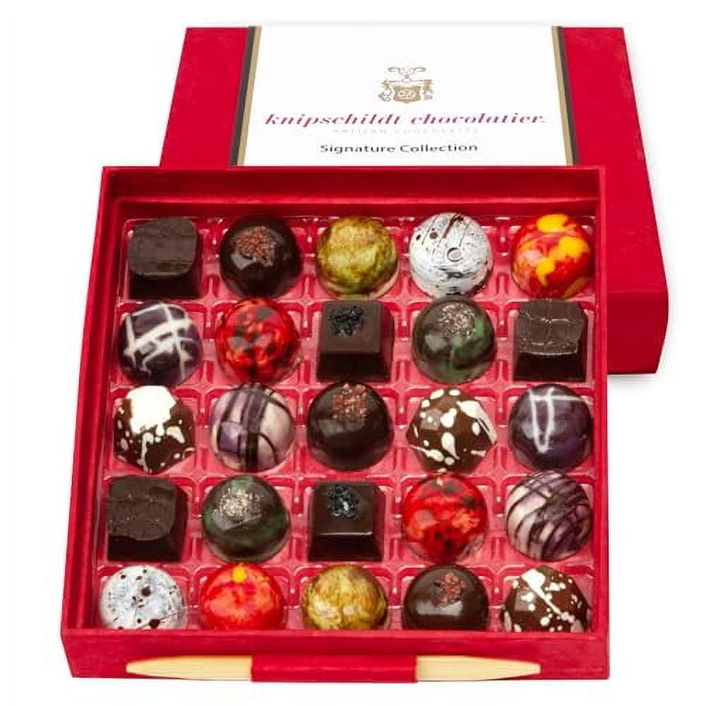 Signature Collection Truffles 25-Piece Gift Box, 25 Piece Assortment ...
