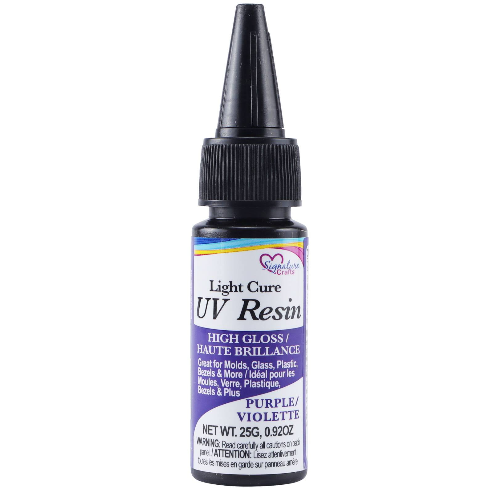 Signature Crafts Light Cure UV Resin - Purple, 25 g - Walmart.com