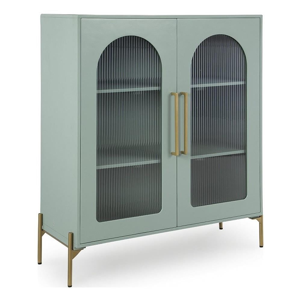 Signature Design by Ashley Adwen Light Green Accent Cabinet - Walmart.com