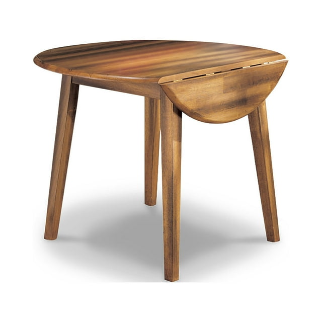 Ashley Berringer Extendable Dining Room Table Rustic Brown Seats Up