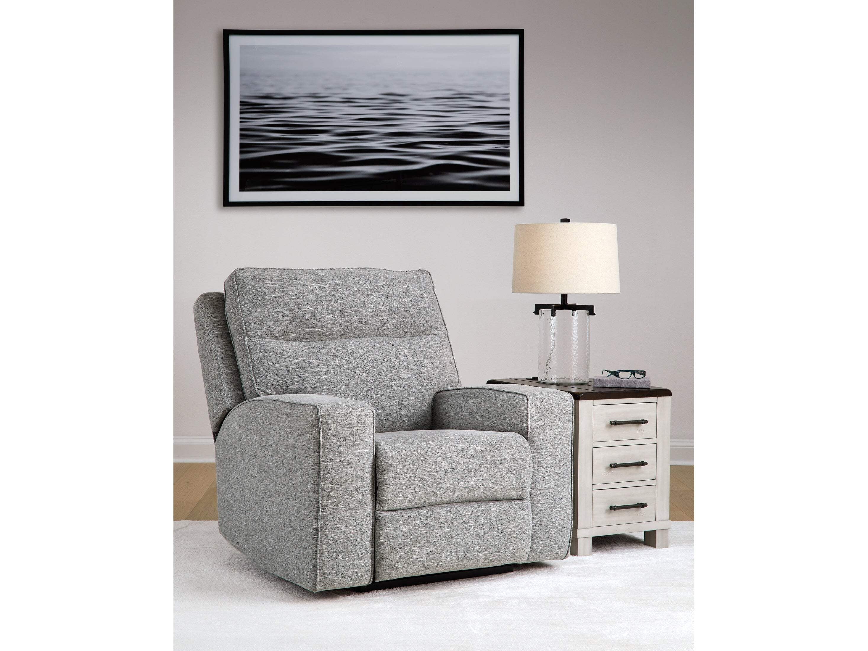 Signature Design by Ashley Biscoe Pewter Power Recliner - Walmart.com