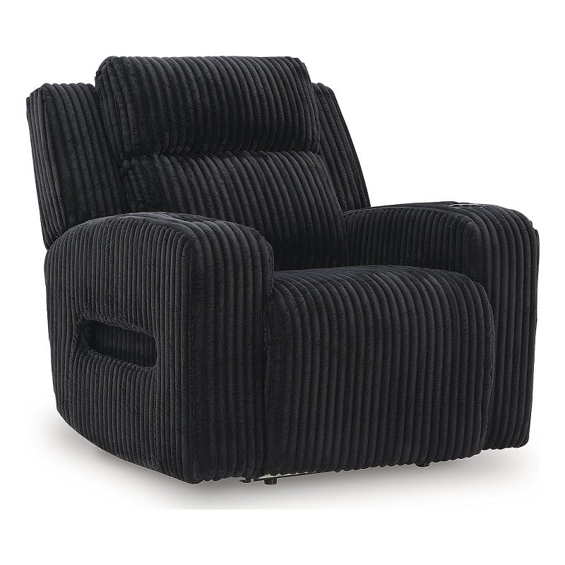 Signature Design by Ashley Broad Cove Black Power Recliner - Walmart.com