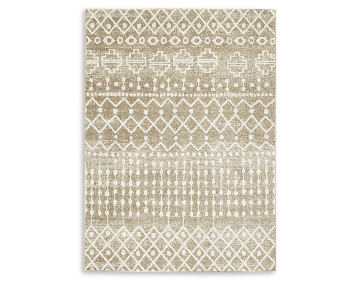 Signature Design by Ashley Bunchly Casual 5' x 7' Machine Woven Tribal ...