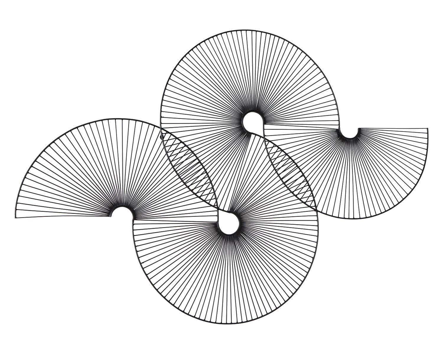 Signature Design by Ashley Burris Black Metal Wall Decor - Walmart.com