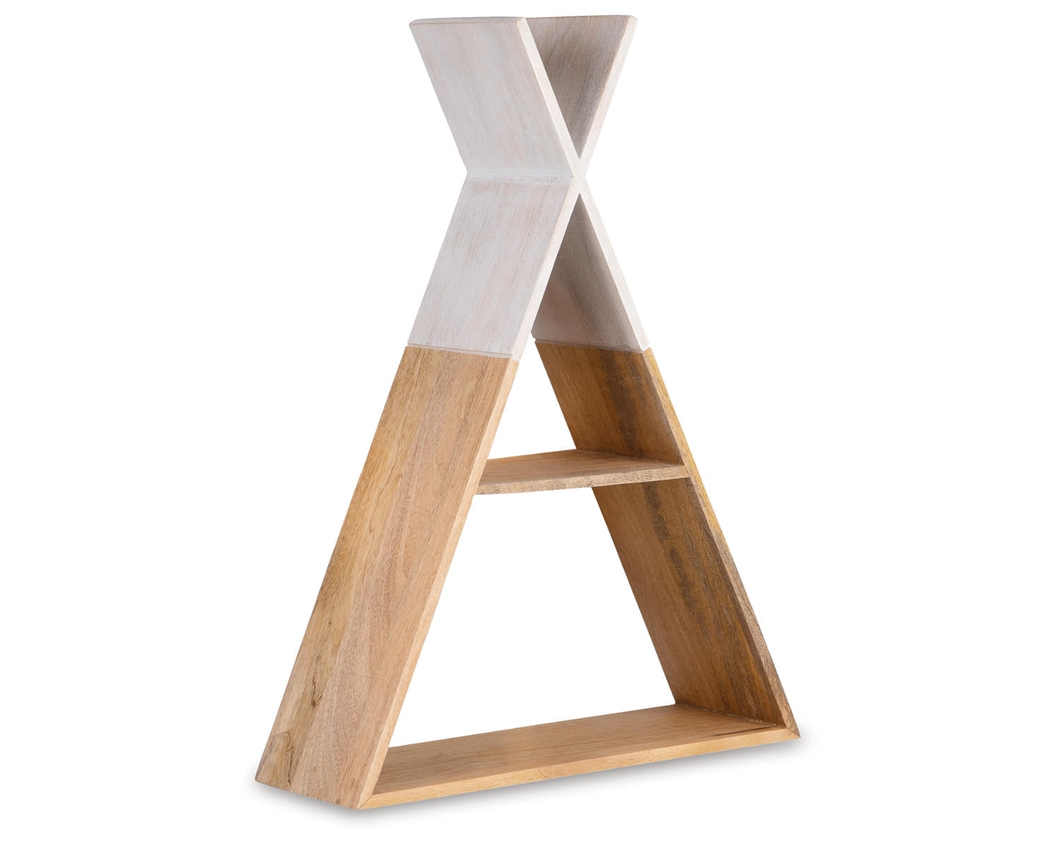 Signature Design by Ashley Casual Cadel Wall Shelf White/Natural ...