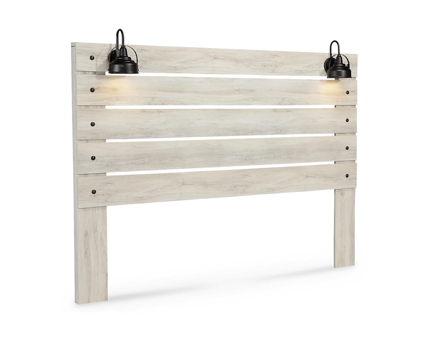 Ashley Signature Design Cambeck Rustic Modern Industrial King Headboard ...