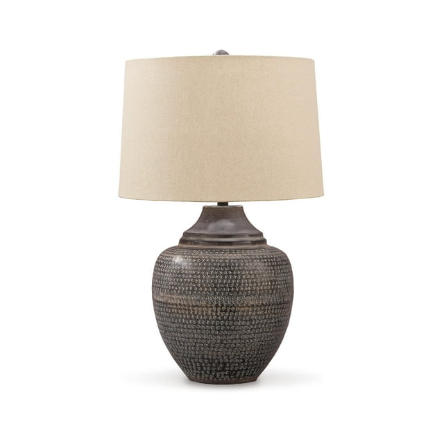 Signature Design by Ashley Casual Olinger Table Lamp Brown - Walmart.com