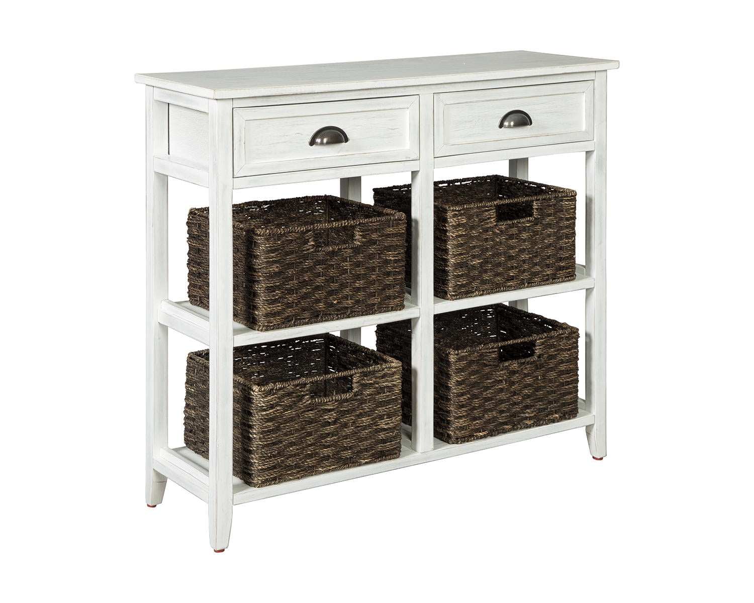 Signature Design by Ashley Casual Oslember Sofa/Console Table White ...