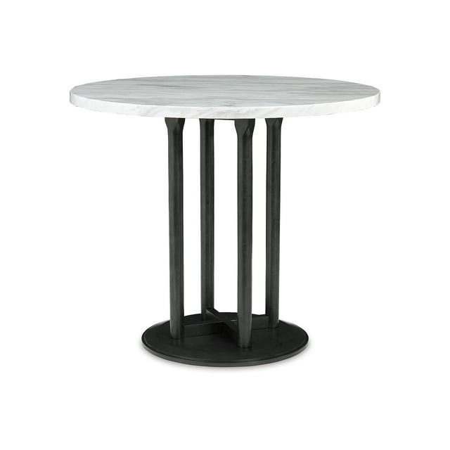 "Signature Design by Ashley Centiar Modern 42"" Round Counter Height ...