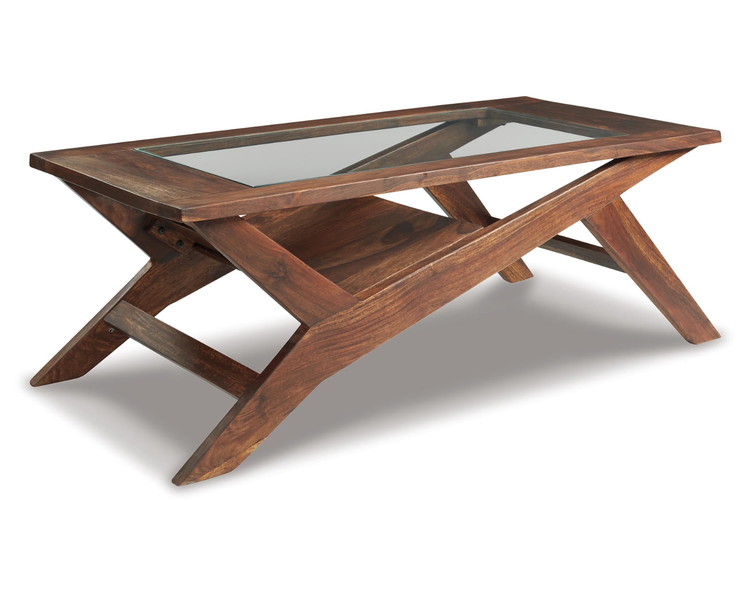 Signature Design by Ashley Charzine Contemporary Rectangular Coffee ...