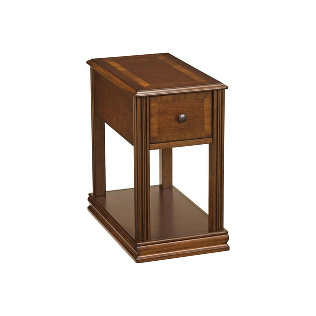Ashley Signature Design Breegin Contemporary Chairside End Table, Brown ...