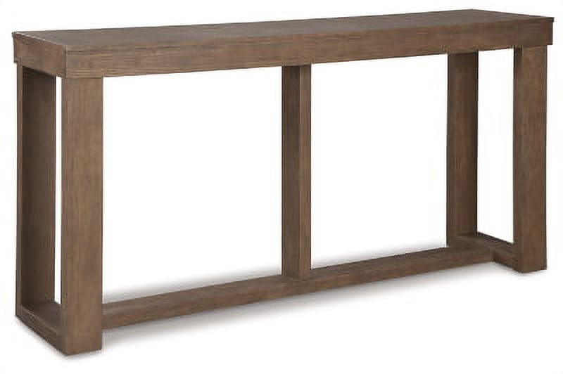 Signature Design by Ashley Contemporary Cariton Sofa/Console Table Gray ...