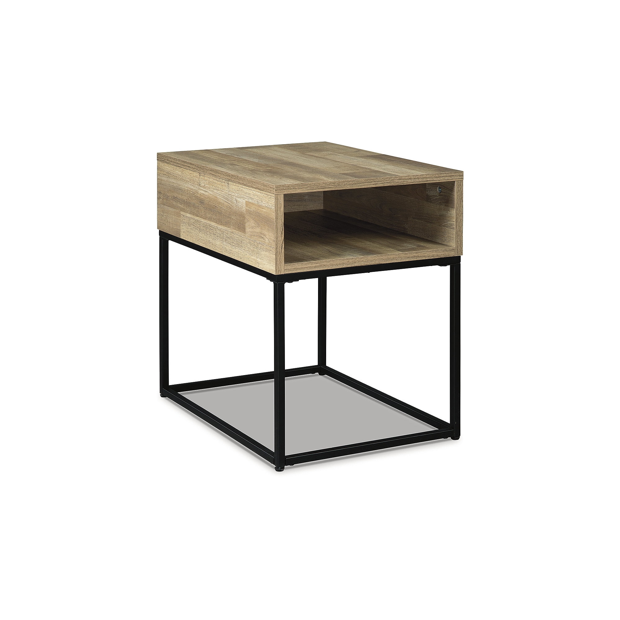 Signature Design by Ashley Contemporary Gerdanet End Table, Natural ...