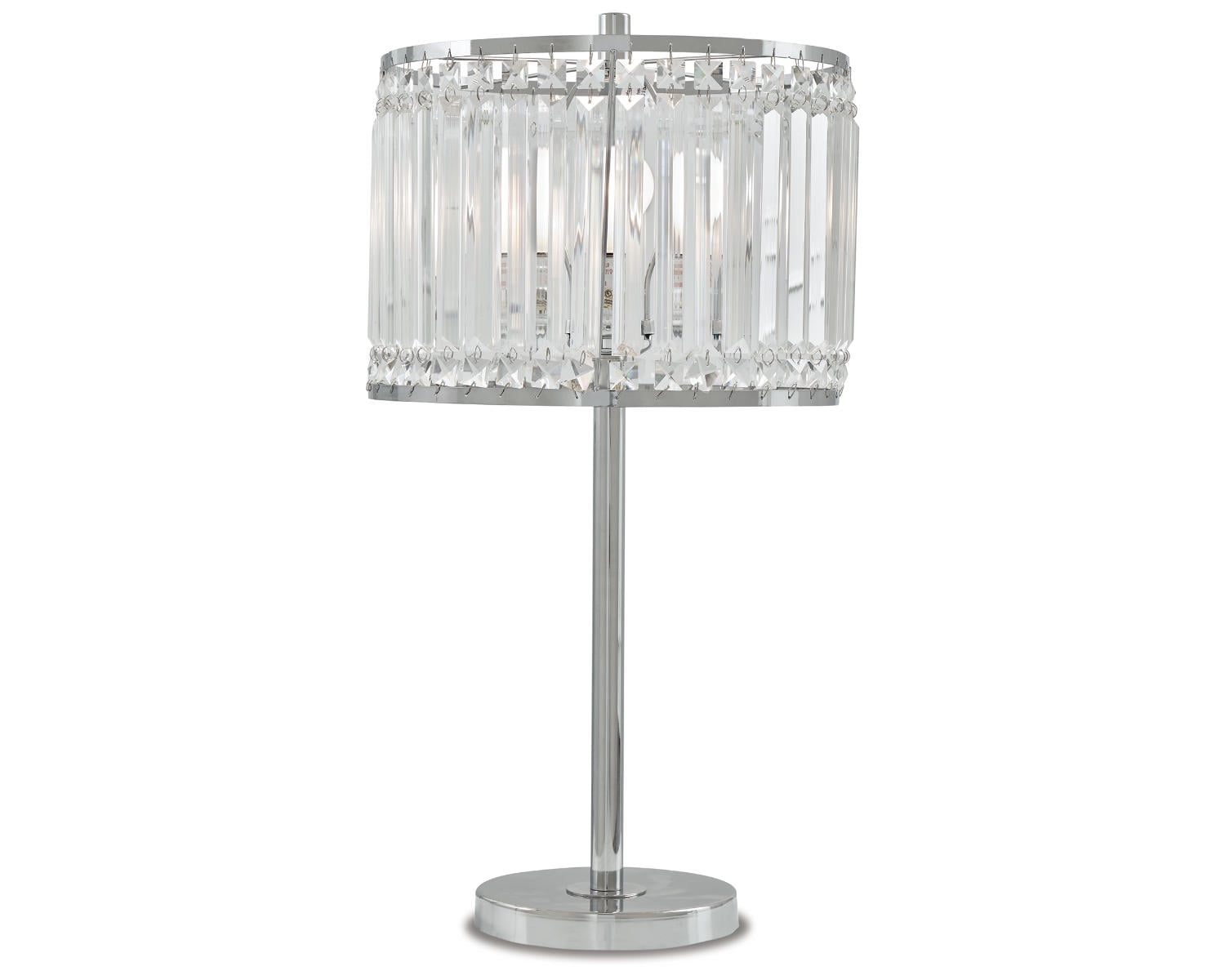 Signature Design by Ashley Contemporary Gracella Table Lamp Chrome ...
