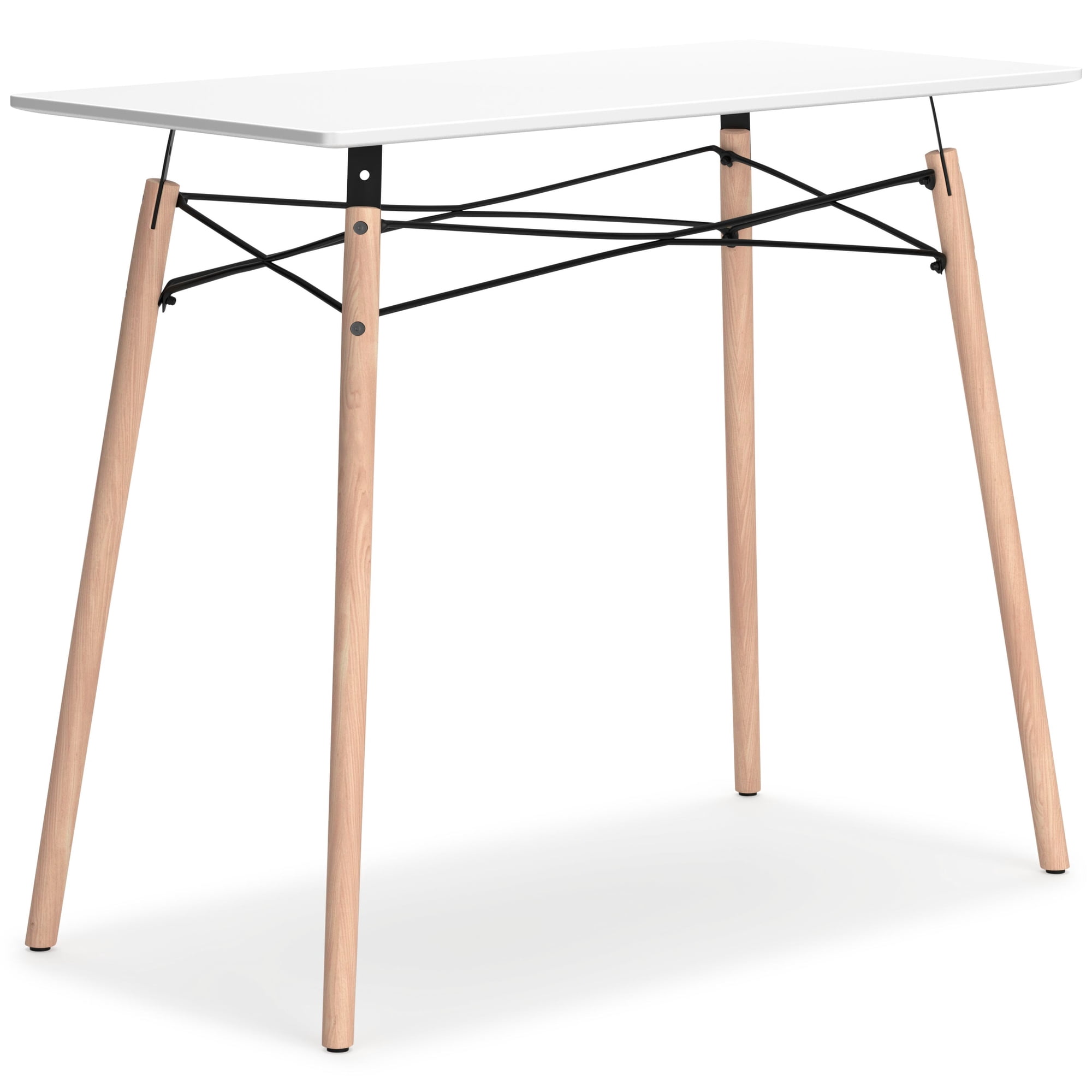Signature Design by Ashley Contemporary Jaspeni Home Office Desk, White ...