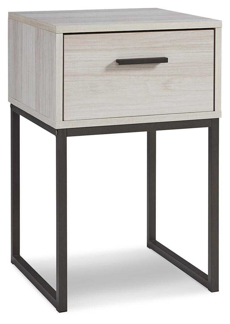 Signature Design by Ashley, Nightstand, Light Natural, 1 Drawer ...