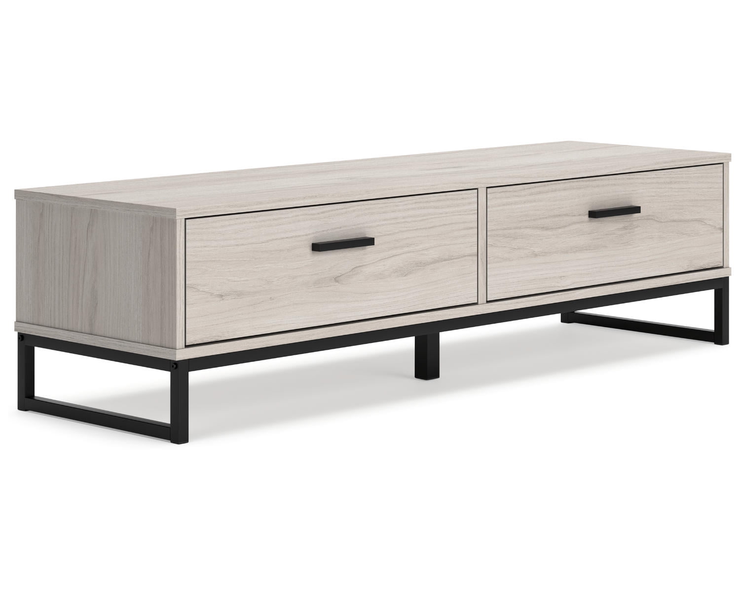 Signature Design by Ashley Storage Bench, Light Natural Oak Finish ...