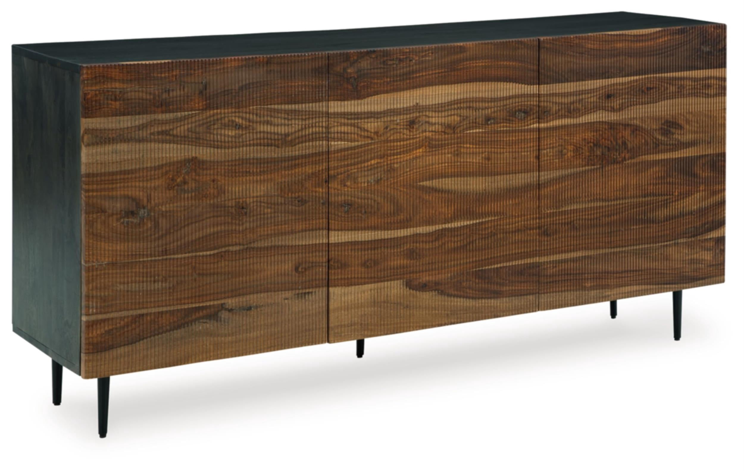Signature Design by Ashley Darrey Brown & Beige Accent Cabinet ...