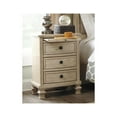 Signature Design by Ashley Demarlos Parchment White Three Drawer ...