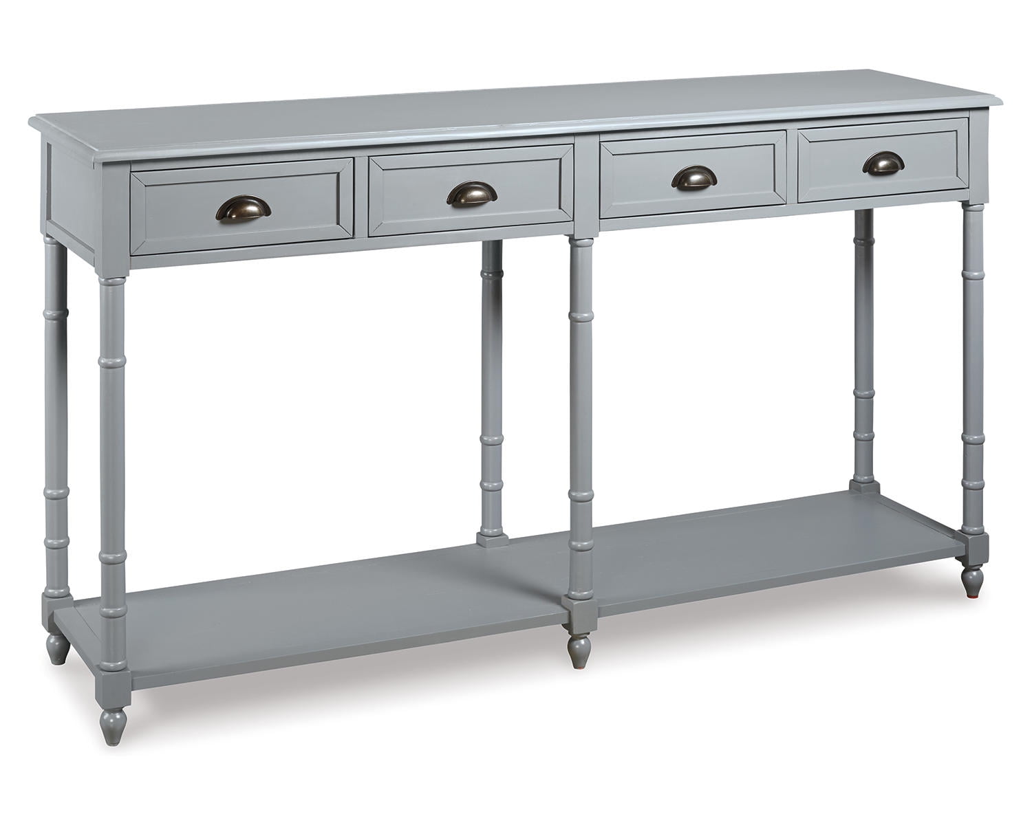 Signature Design by Ashley Eirdale Vintage Casual 4 Drawer Console Sofa ...