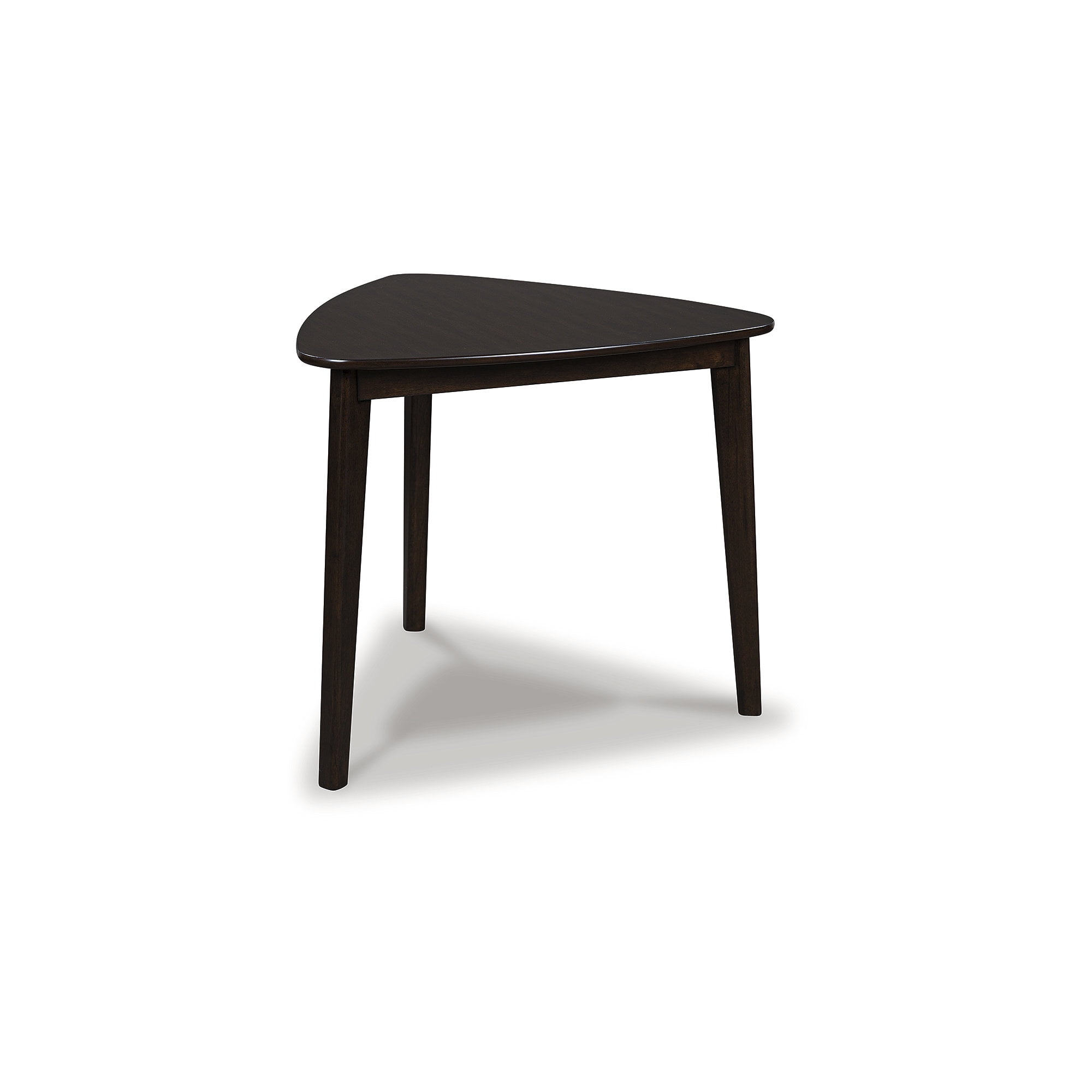 Signature Design by Ashley Favelon Triangle Dining Table, Merlot, Seats ...