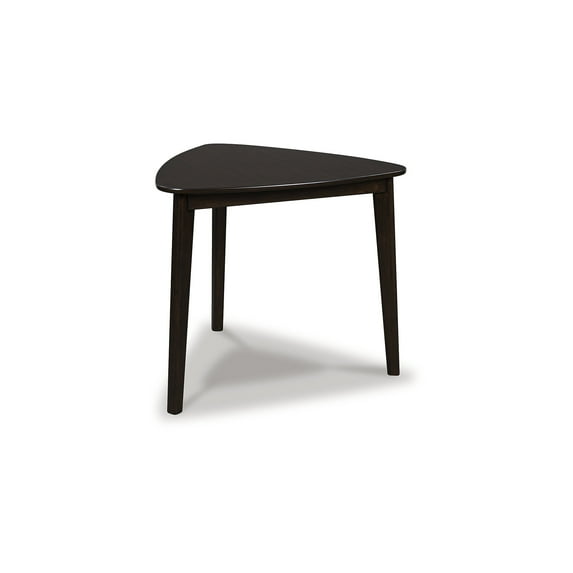 Signature Design by Ashley Favelon Triangle Dining Table, Merlot, Seats ...