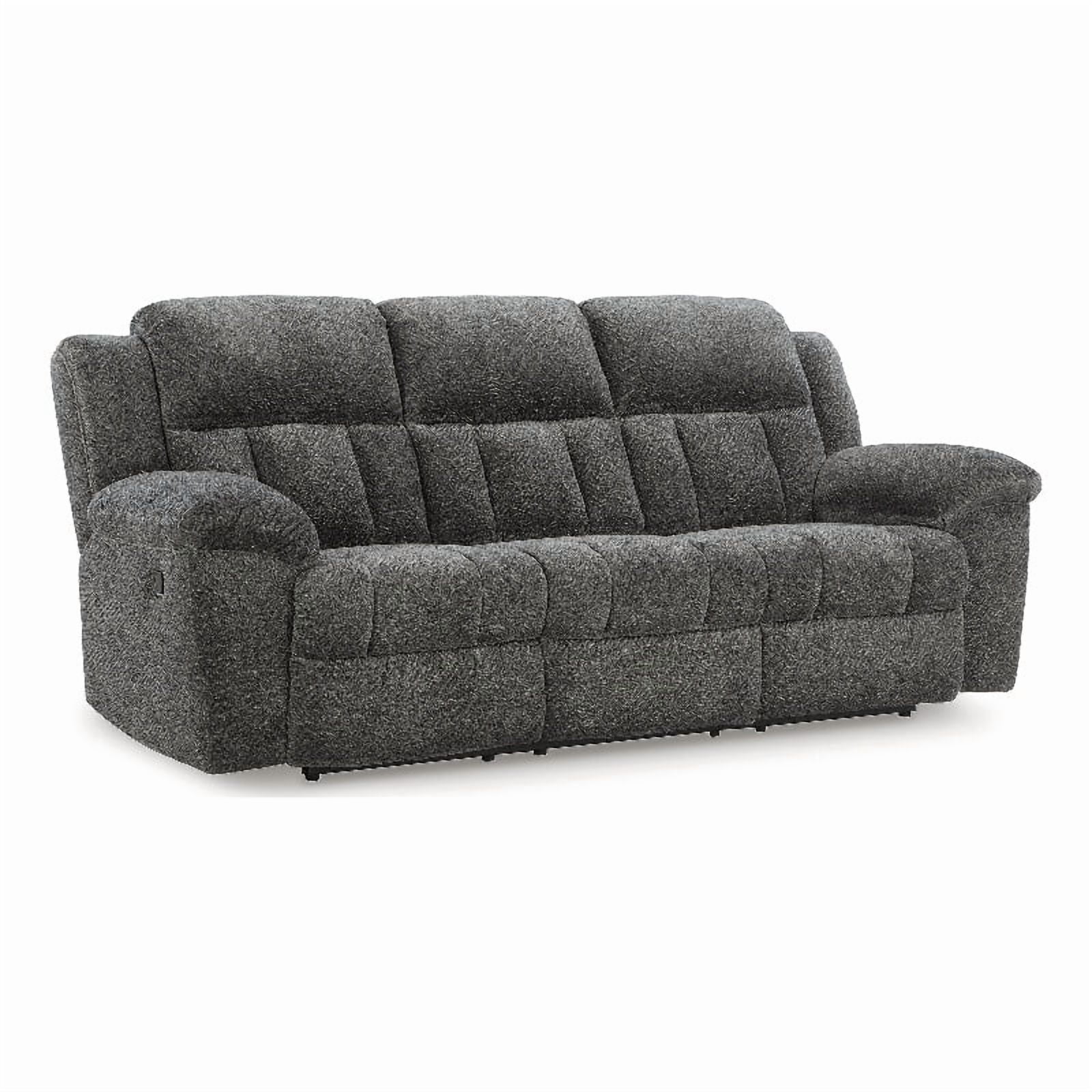 Signature Design by Ashley Frohn Gray Reclining Sofa - Walmart.com