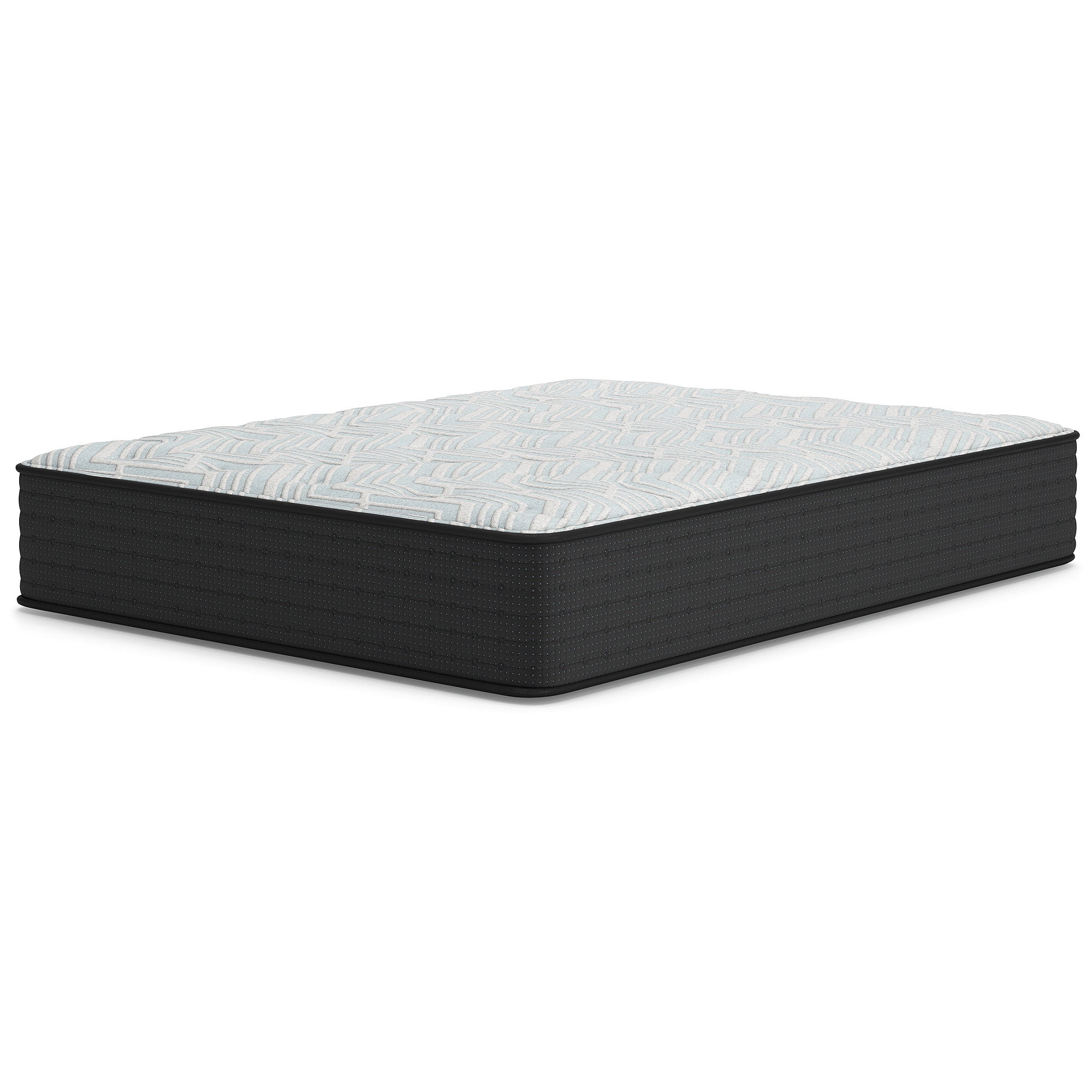 Ashley Signature Design Gray/Blue Plush Full Mattress with High-Density ...