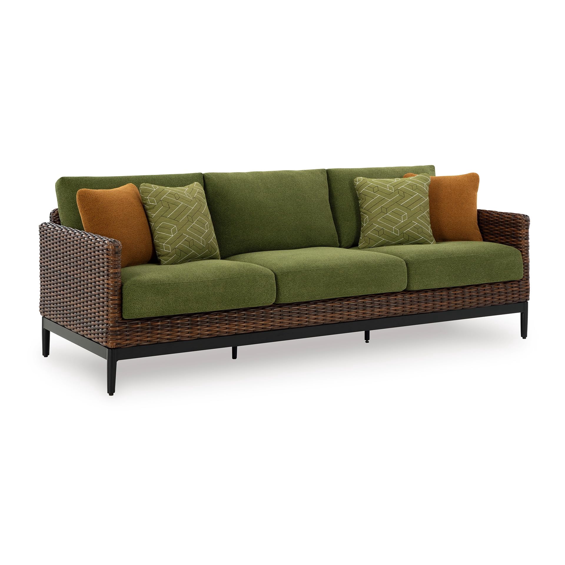 Signature Design by Ashley Furniture Horizon Hall Brown & Green Outdoor ...