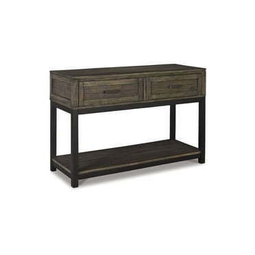 Signature Design by Ashley Casual Oslember Sofa/Console Table, White - Walmart.com