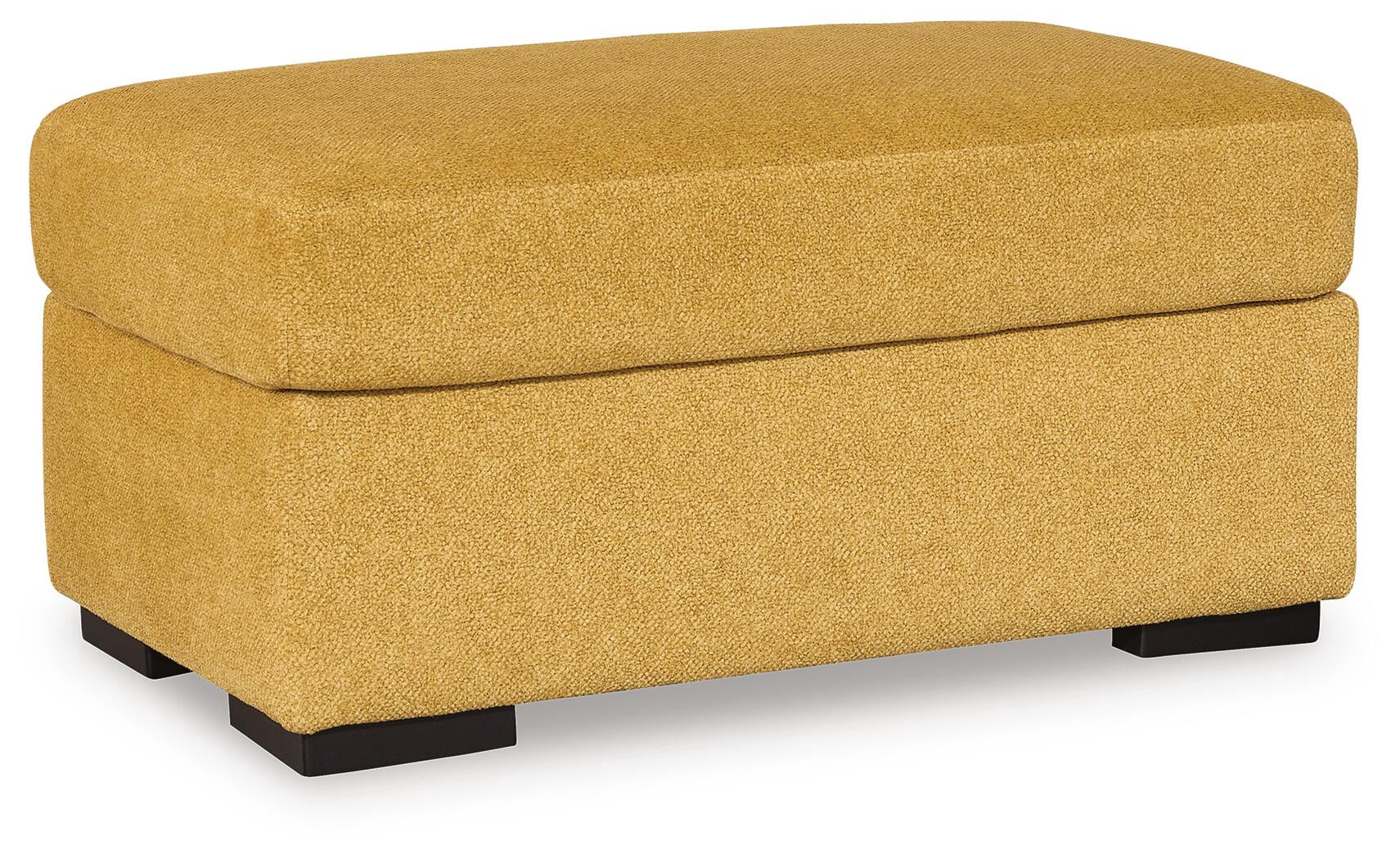 Signature Design by Ashley Keerwick Modern Ottoman, Sunflower Yellow ...