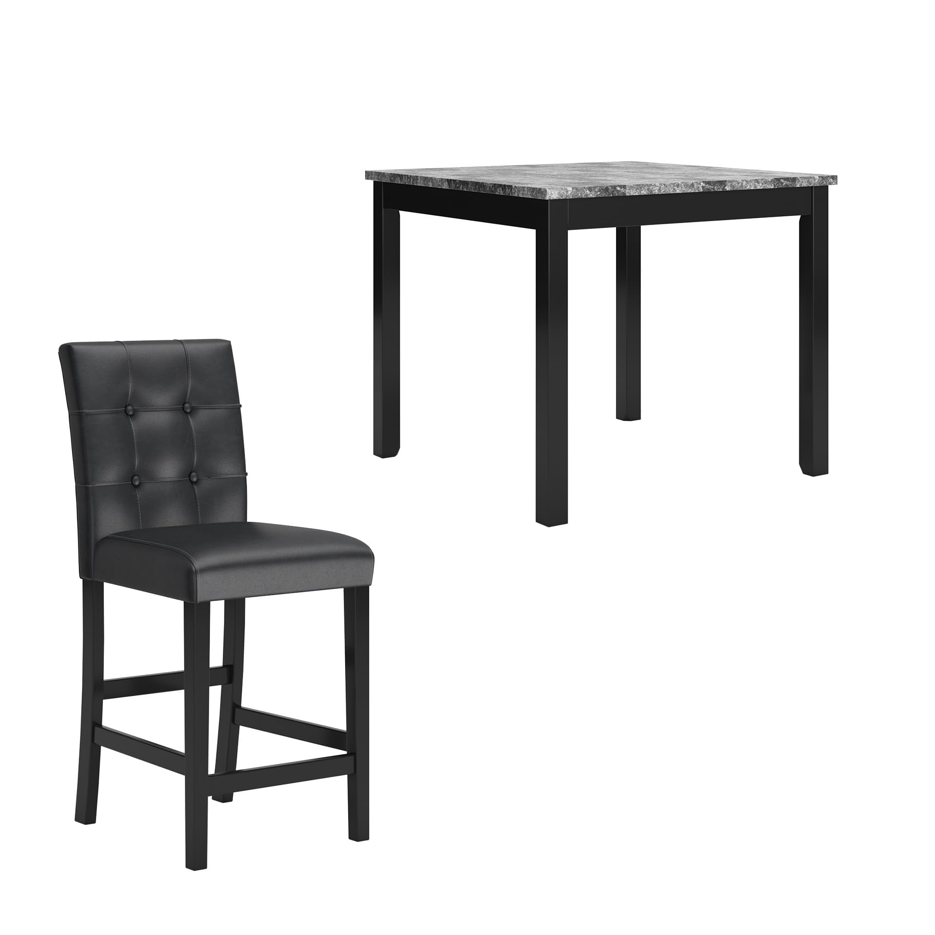 Ashley Furniture Maysville 5-Piece Square Counter Table Set, High ...